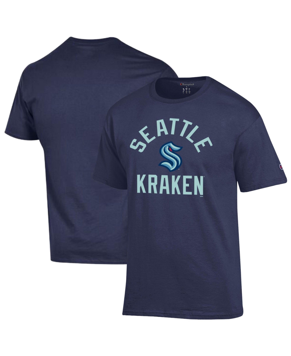 Click here for Champion Mens Deep Sea Blue Seattle Kraken Primary... prices