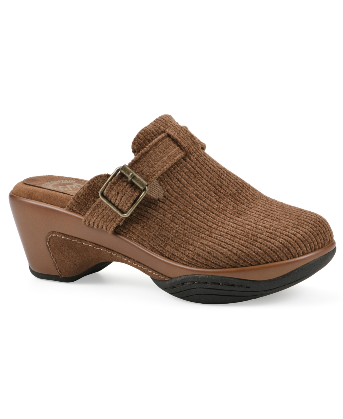 Click here for White Mountain Womens Vias Slip-On Mule Clogs - Pe... prices