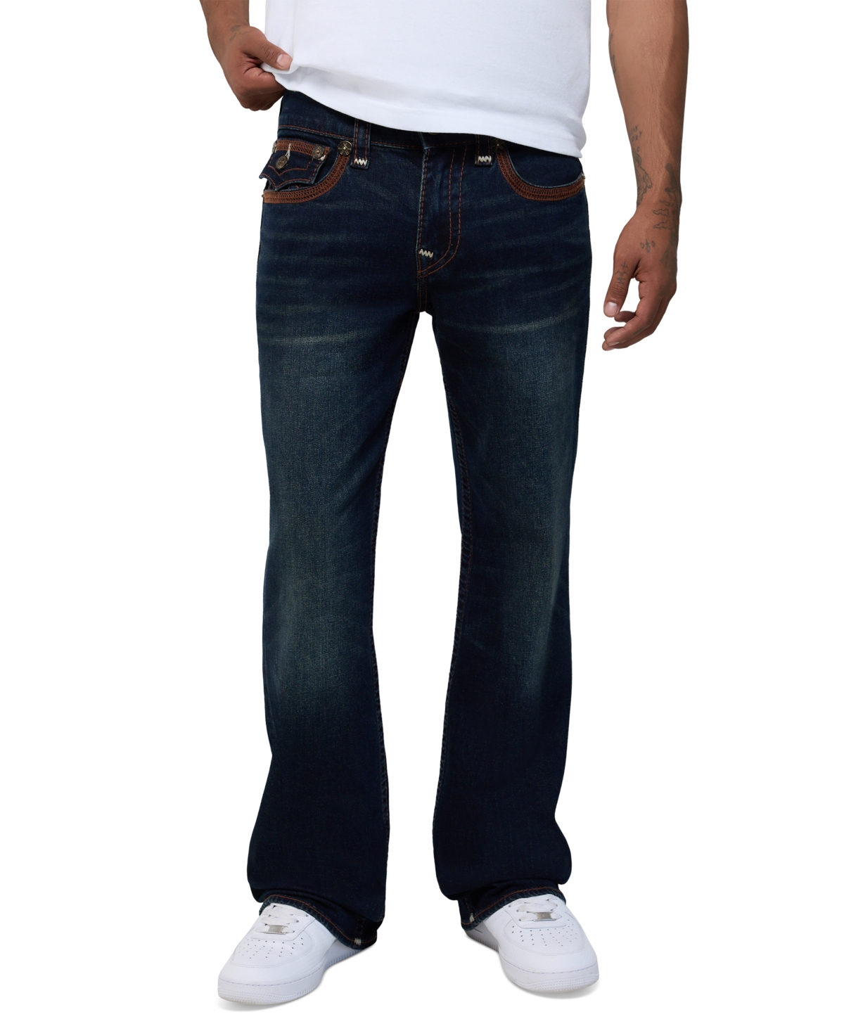 Click here for True Religion Mens Billy Super Flatlock Flap Bootc... prices