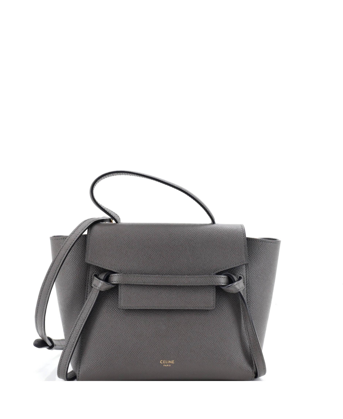Click here for Pre-Owned Celine Nano Belt Bag Textured Leather -... prices