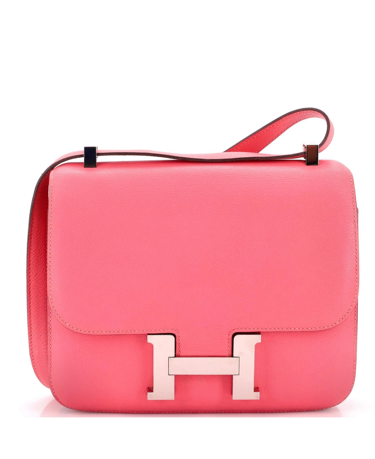 Click here for Pre-Owned Hermes 24 Constance Bag Evercolor - Pink prices