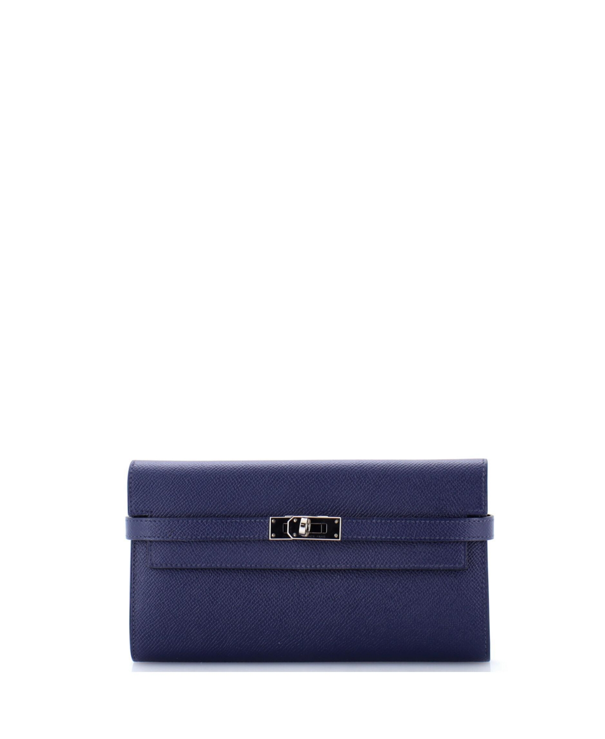 Click here for Pre-Owned Hermes Long Kelly Wallet Epsom - Blue prices