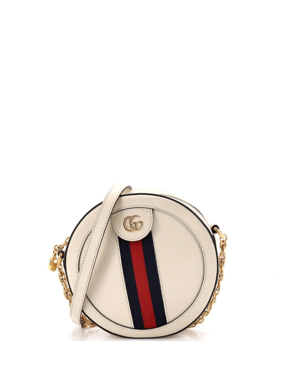 Click here for Pre-Owned Gucci Mini Ophidia Round Shoulder Bag Le... prices