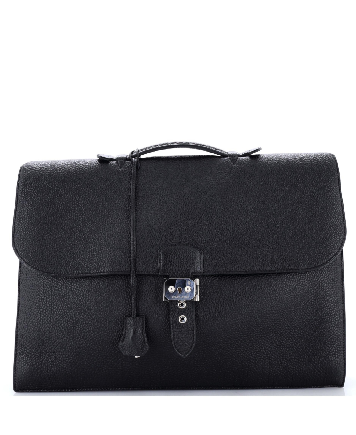 Click here for Pre-Owned Hermes 41 Sac a Depeches Bag Togo - Blac... prices