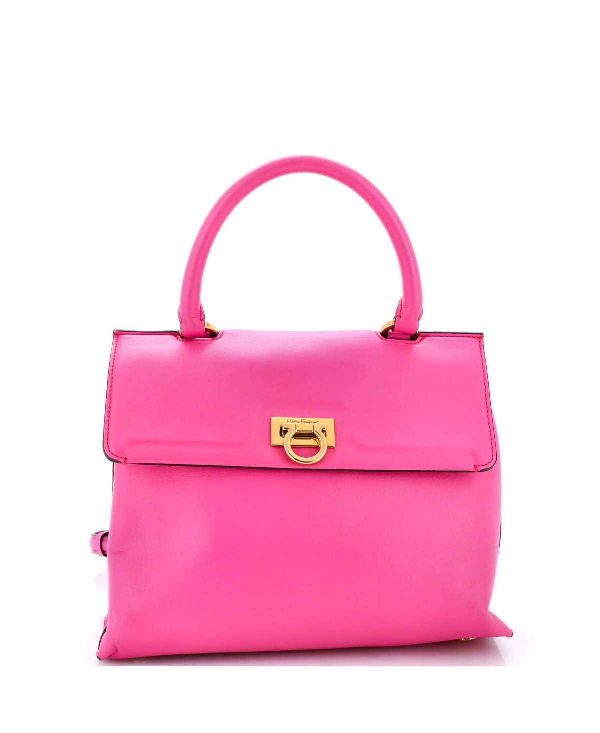 Click here for Pre-Owned Salvatore Ferragamo Small Trifolio Top H... prices