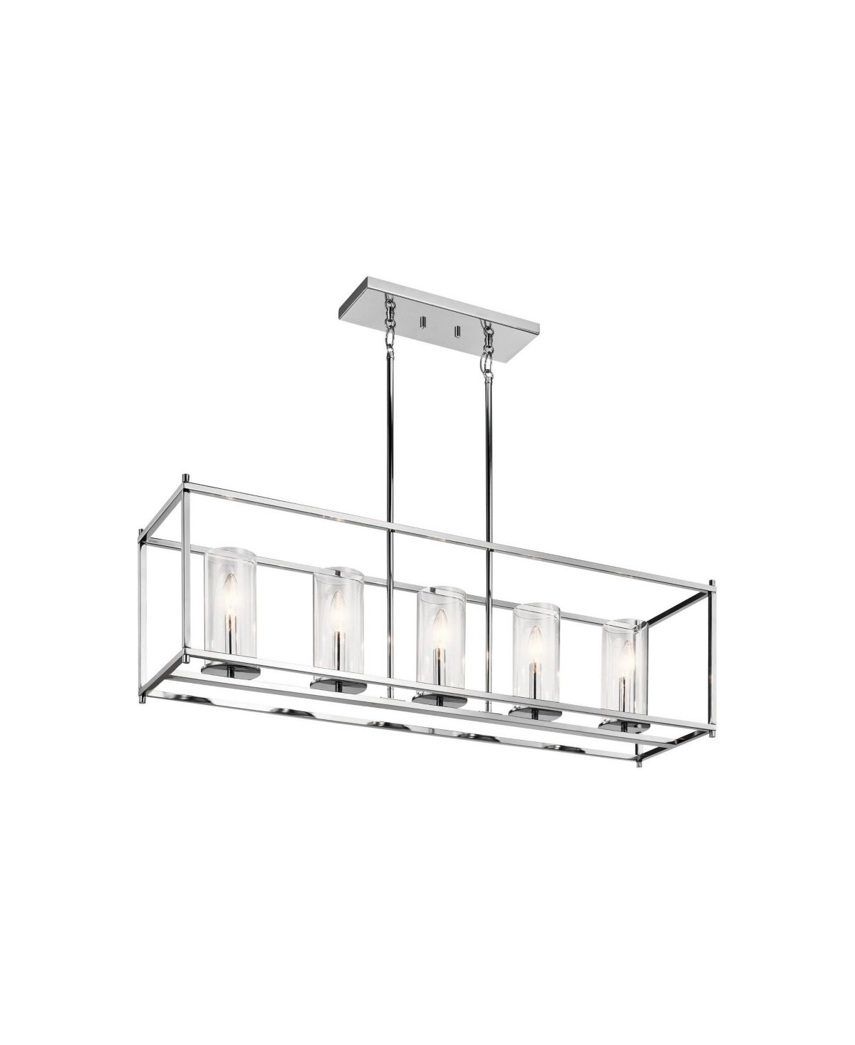 Click here for Kichler Crosby 41 1/4 Wide Chrome Kitchen Island L... prices