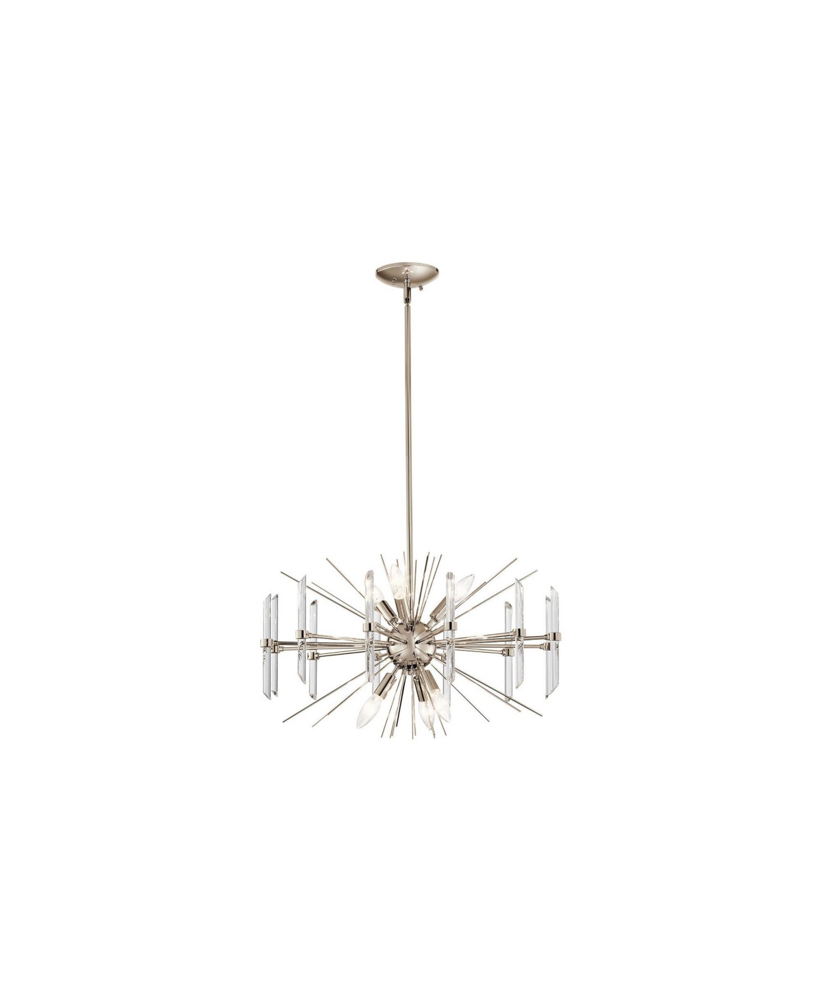 Click here for Kichler Eris 23 1/2 Wide Polished Nickel 6-Light C... prices