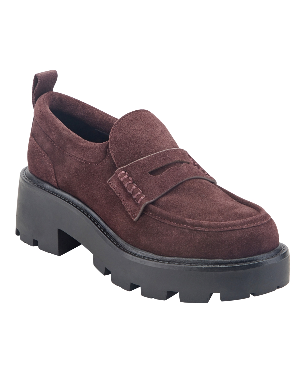 Click here for Marc Fisher Ltd Womens Meeme Suede Lug Sole Platfo... prices