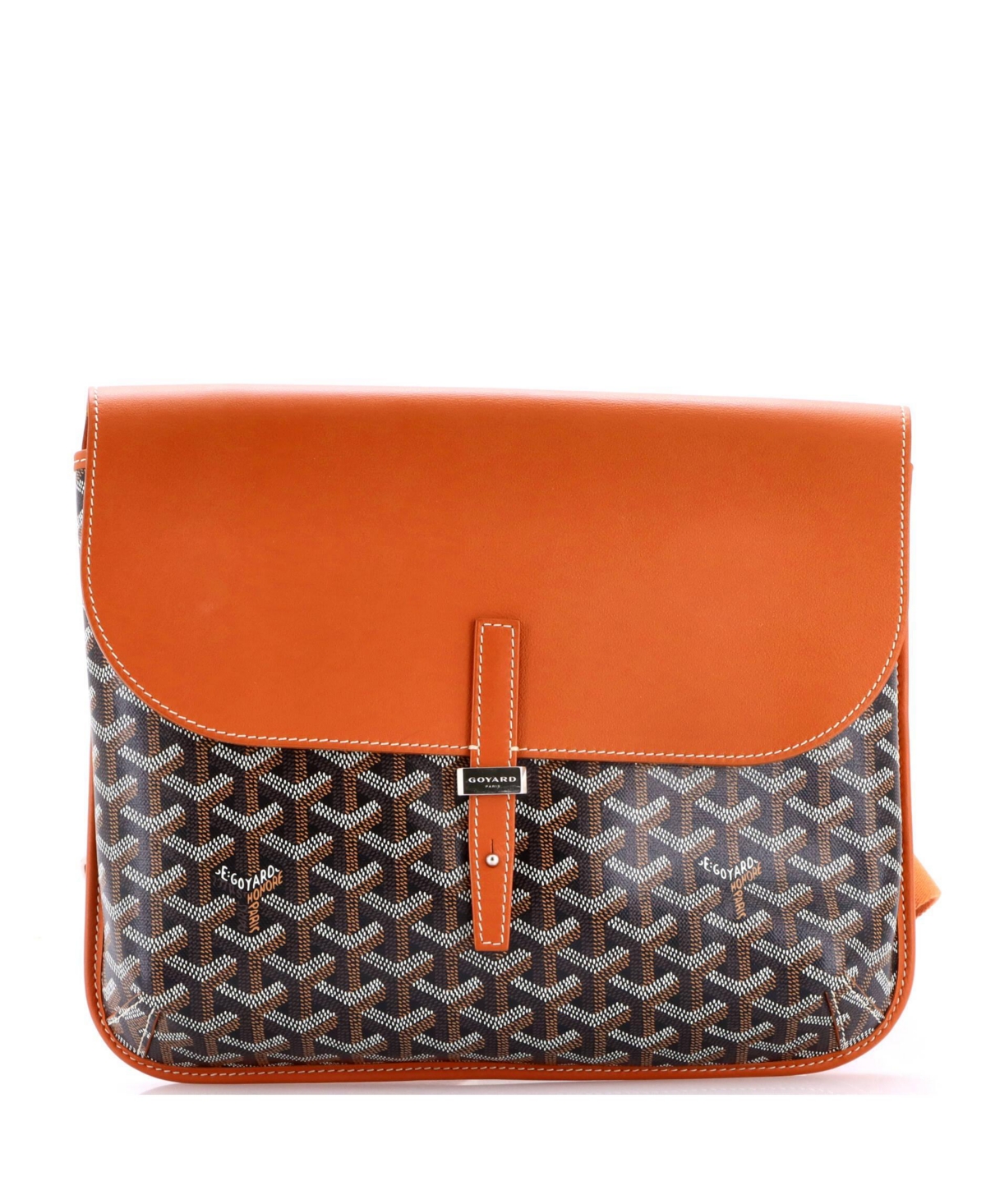 Click here for Pre-Owned Goyard Coursier Messenger Bag Coated Can... prices