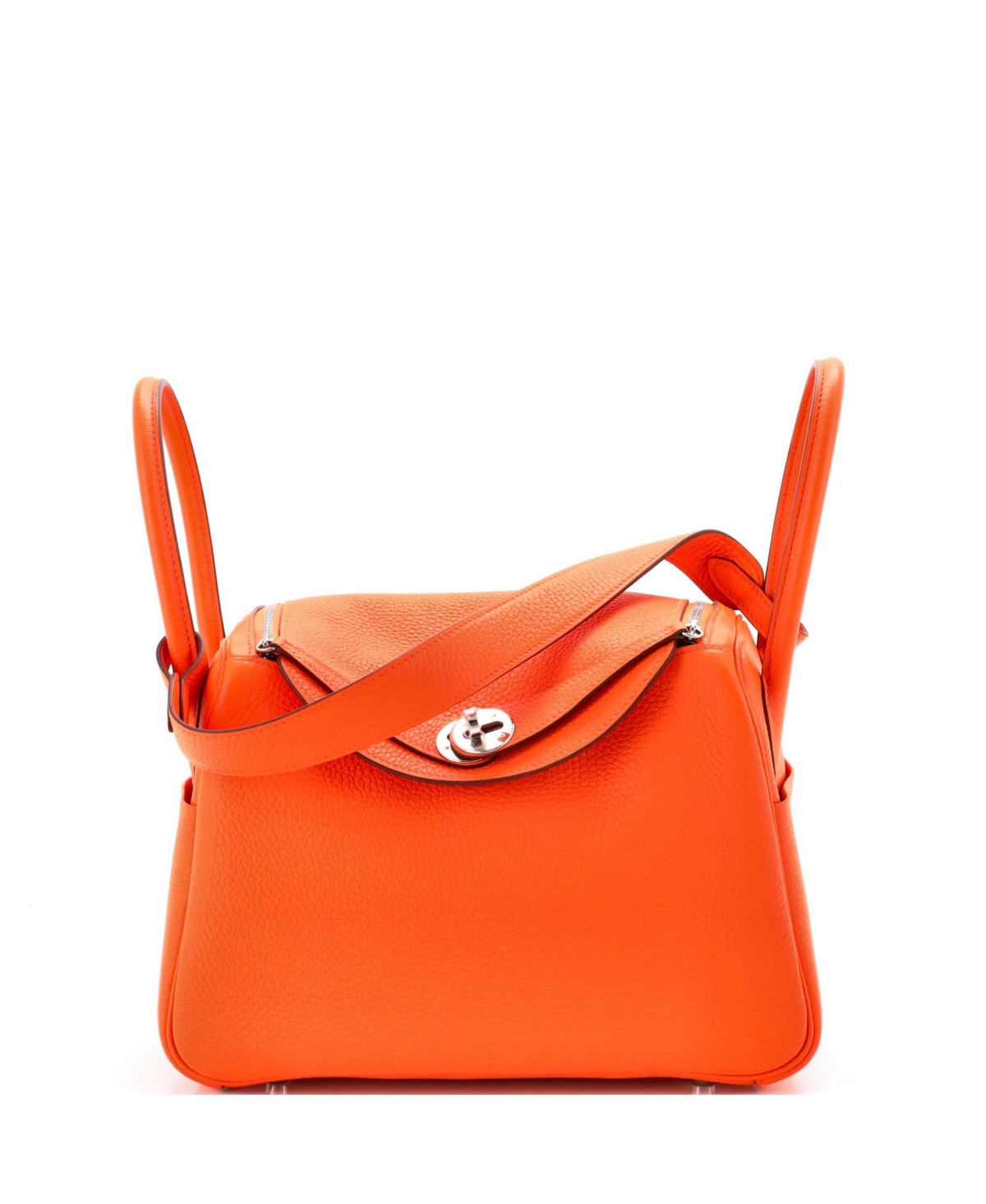 Click here for Pre-Owned Hermes 26 Lindy Bag Clemence - Orange prices