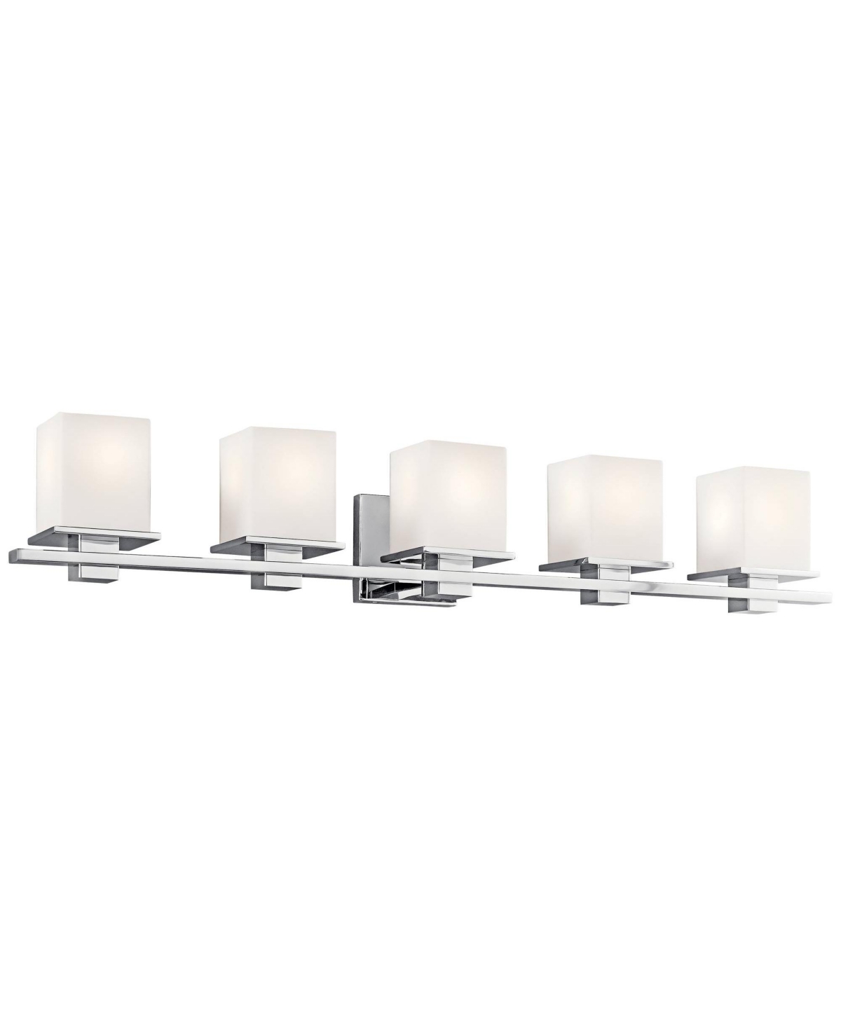 Click here for Kichler Tully 40 1/4 Wide Chrome 5-Light Bath Ligh... prices