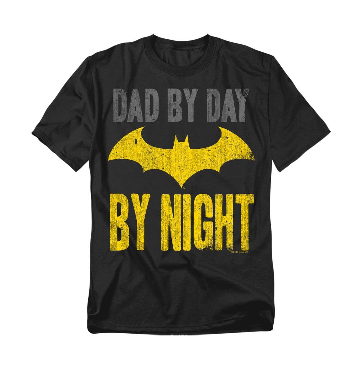 Click here for Batman Mens Big and Tall Dad By Day T-Shirt - Blac... prices