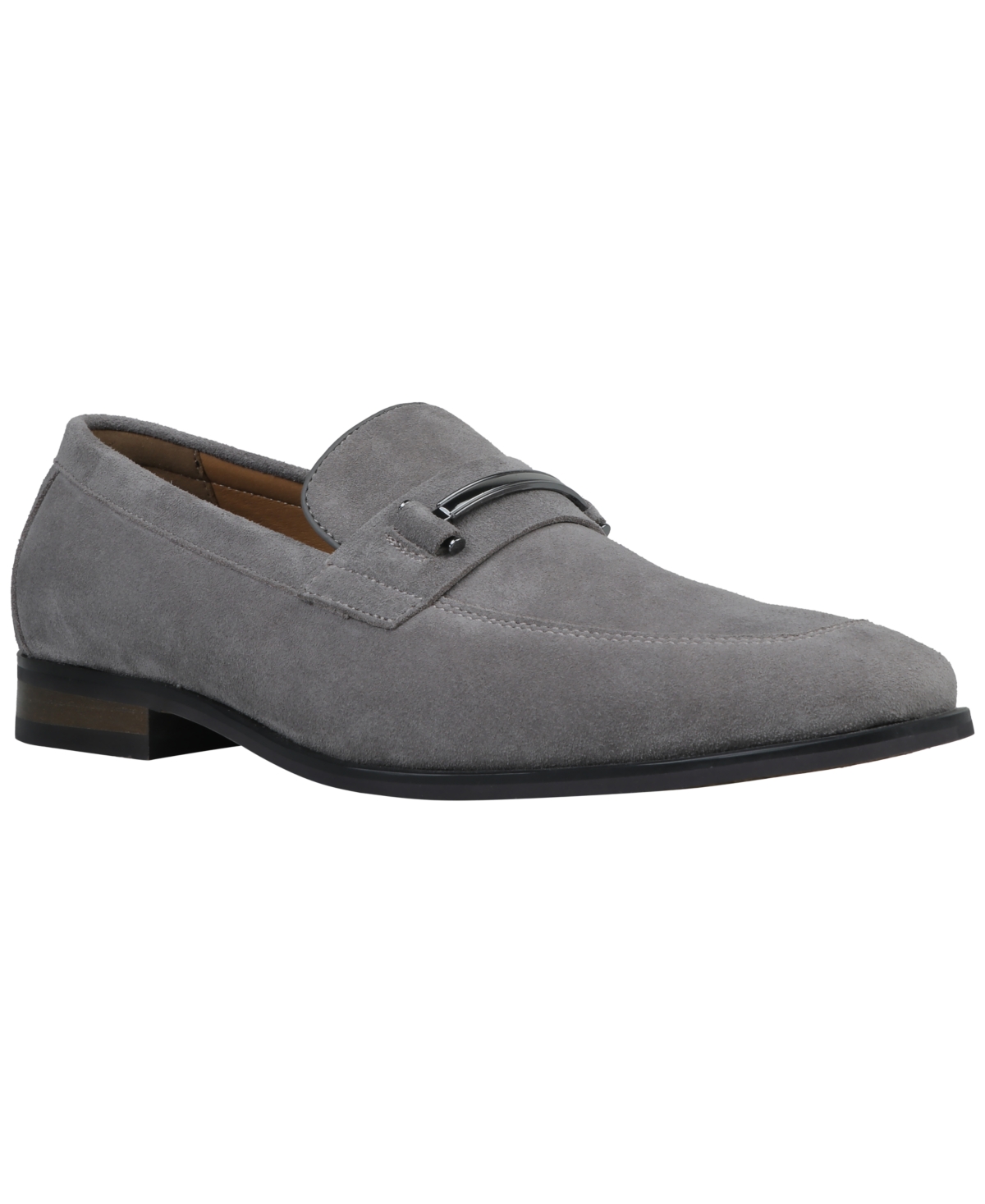Click here for Alfani Mens Ennerr Round-Toe Loafers - Warm Gray prices