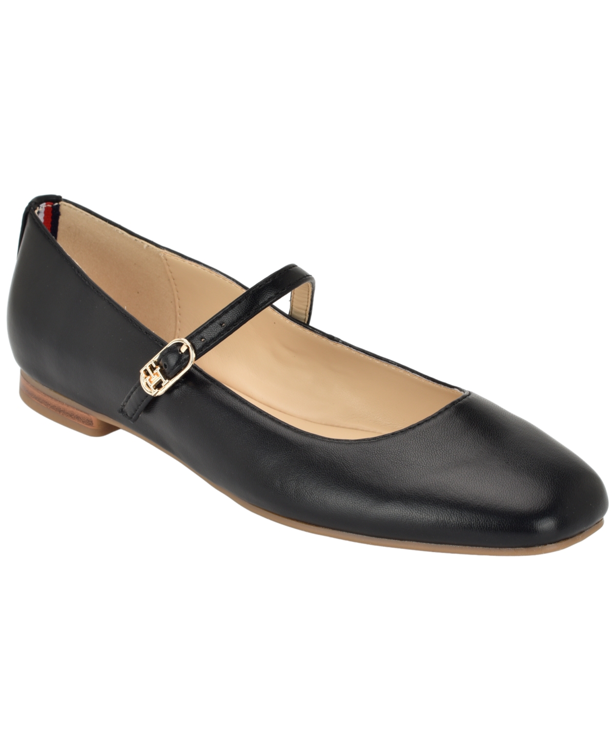 Click here for Tommy Hilfiger Womens Savoyn Mary Jane Flats - Bla... prices