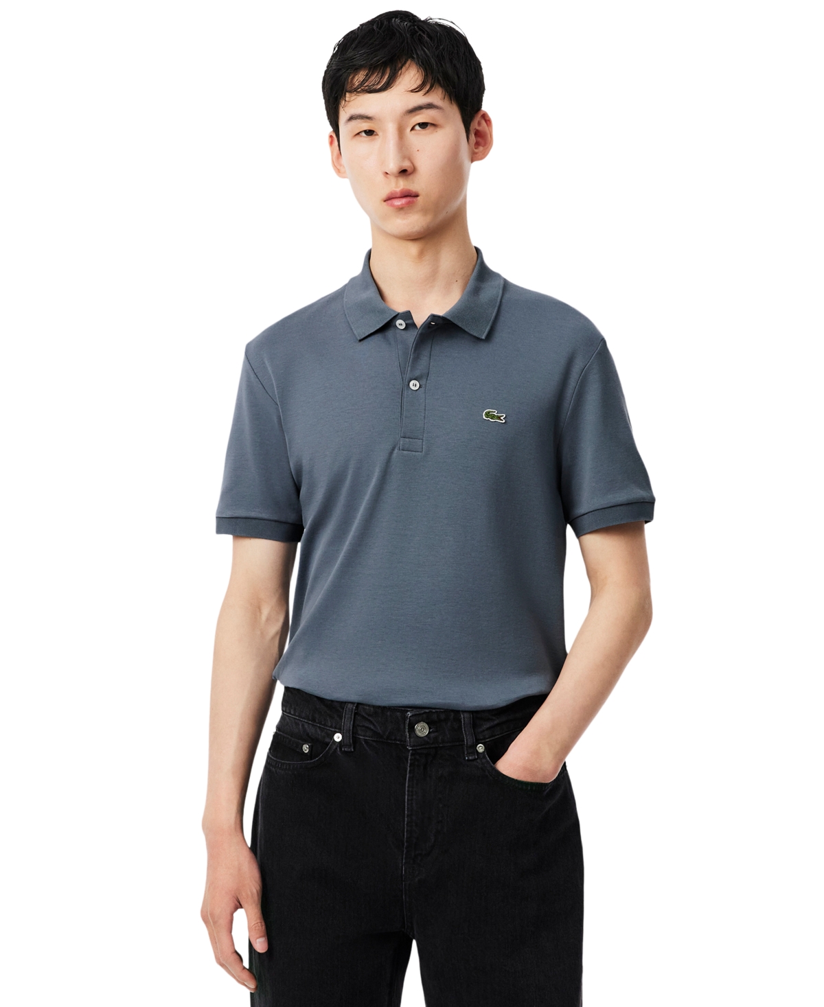 Click here for Lacoste Mens Regular-Fit Cotton Polo Shirt - Open... prices