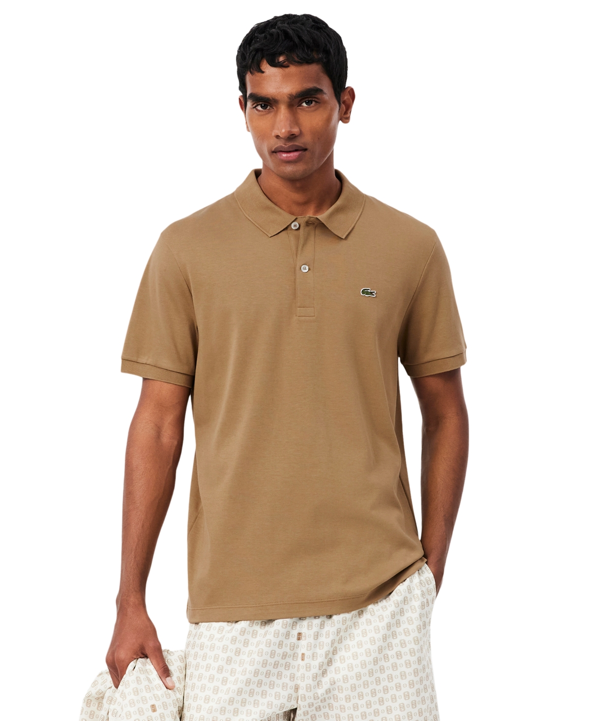 Click here for Lacoste Mens Regular-Fit Cotton Polo Shirt - Dark... prices