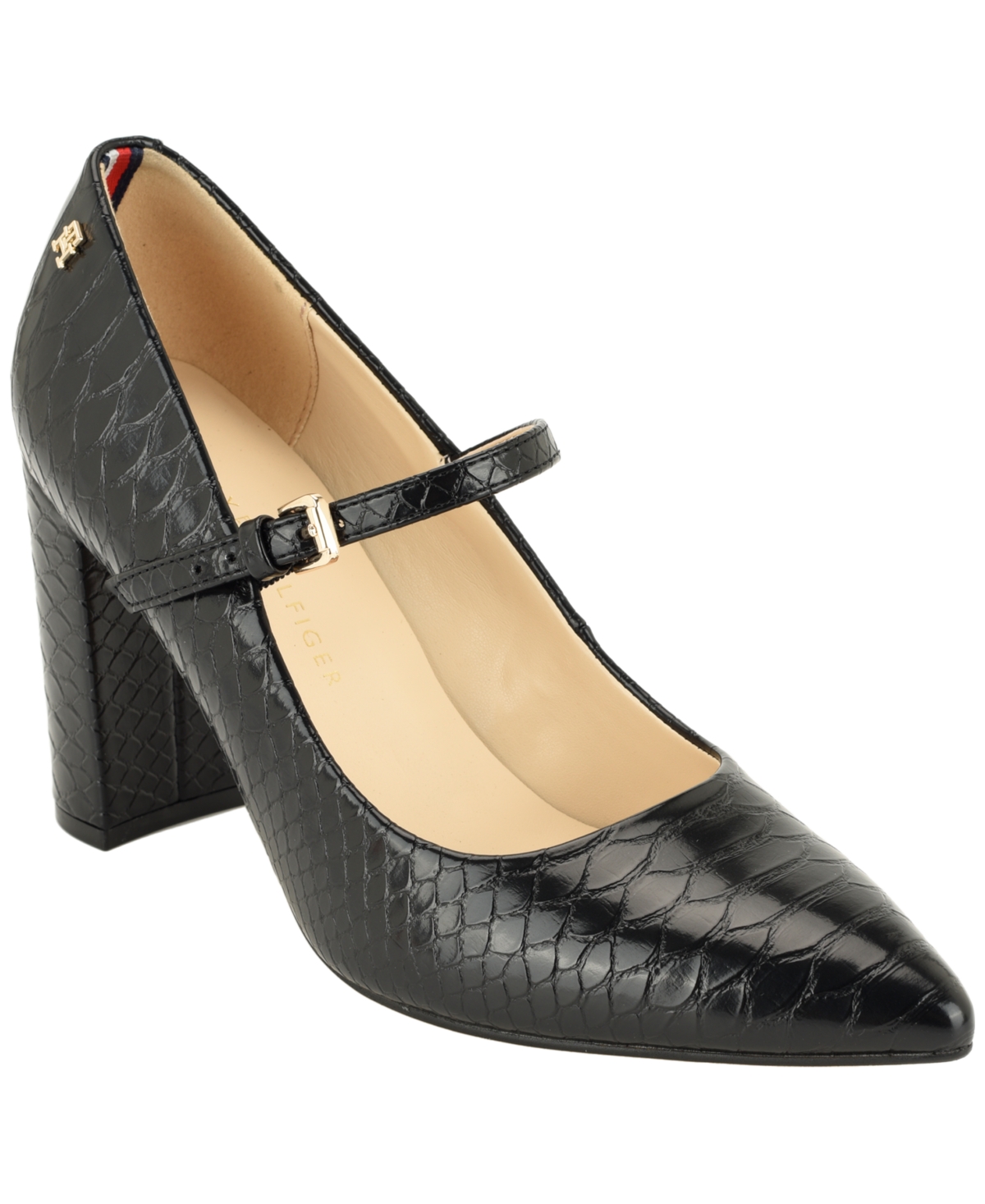 Click here for Tommy Hilfiger Womens Aveniz High Block Heel Mary... prices