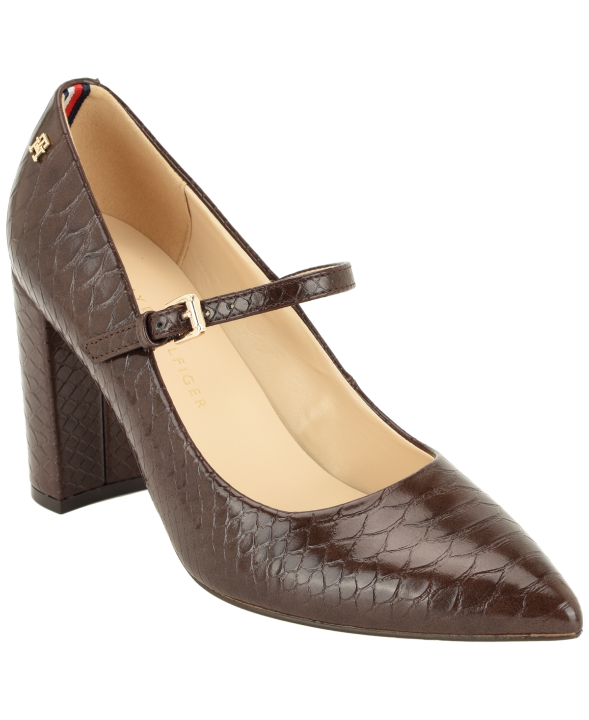 Click here for Tommy Hilfiger Womens Aveniz High Block Heel Mary... prices