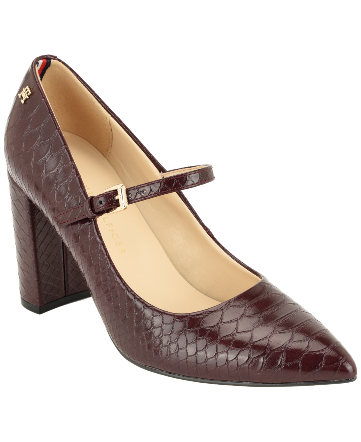 Click here for Tommy Hilfiger Womens Aveniz High Block Heel Mary... prices