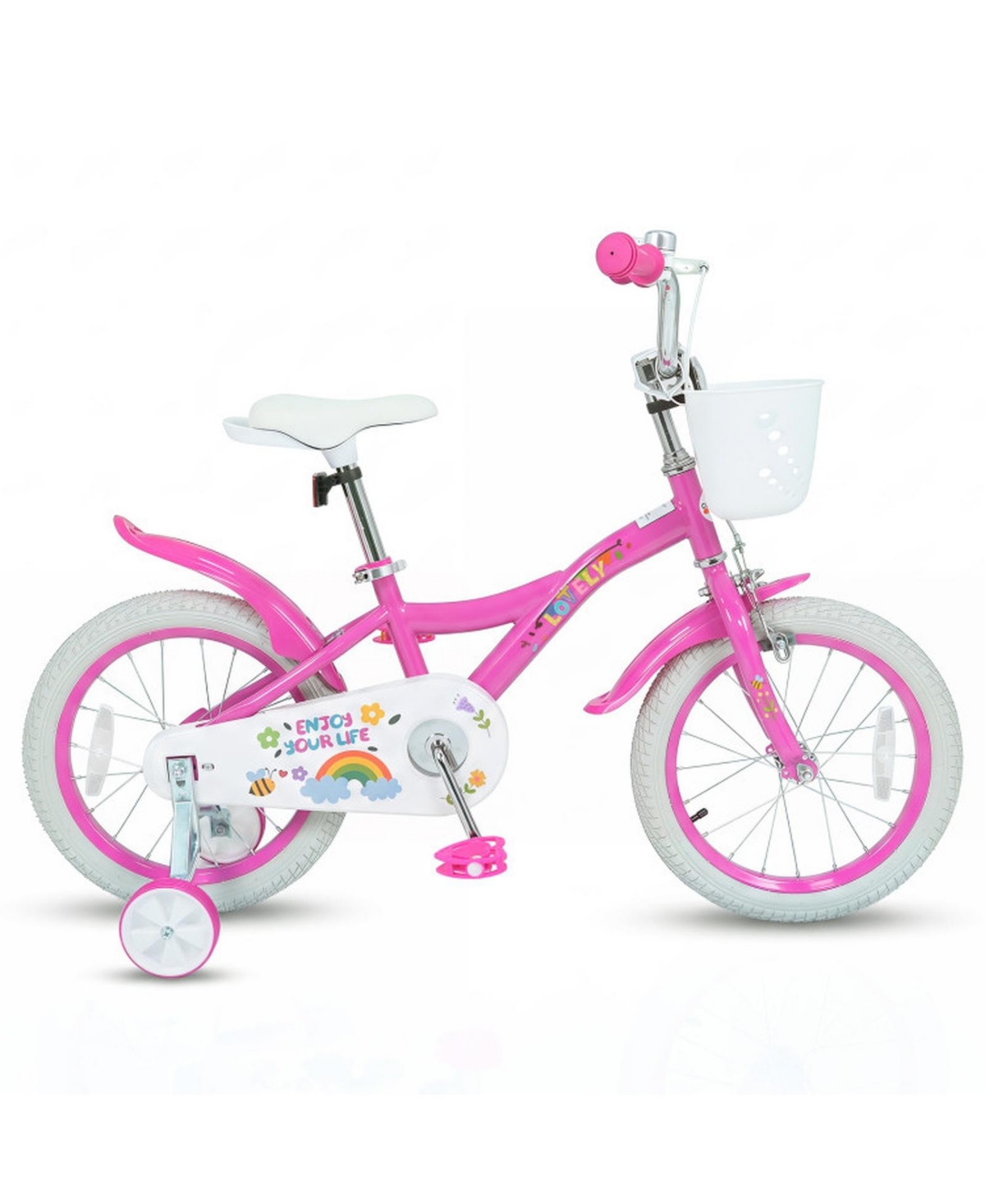 Click here for Sugift 16 in Girls Bike with Front Basket and Bell... prices