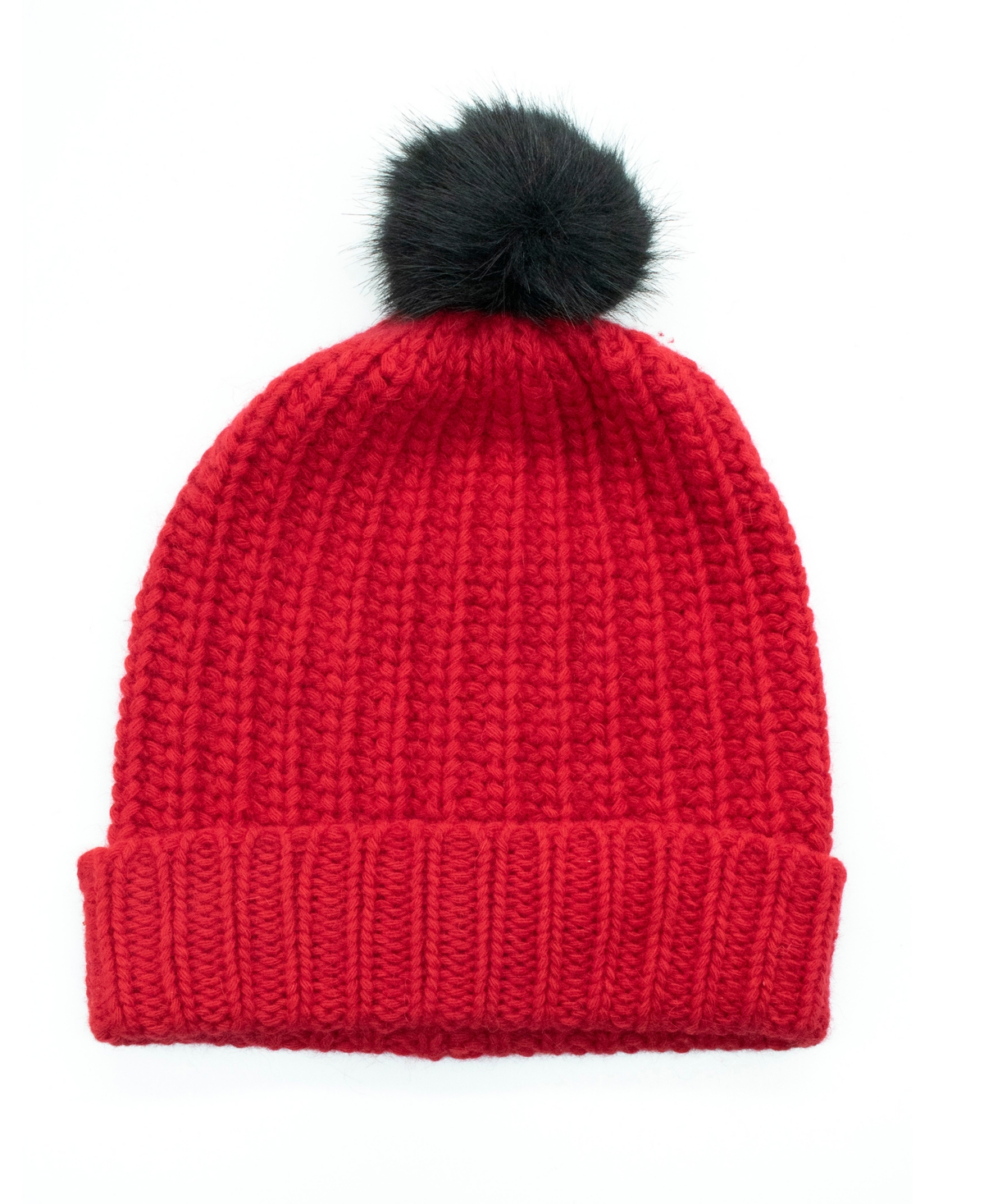 Click here for Portolano Chunky Beanie Hat - Sangria Red prices