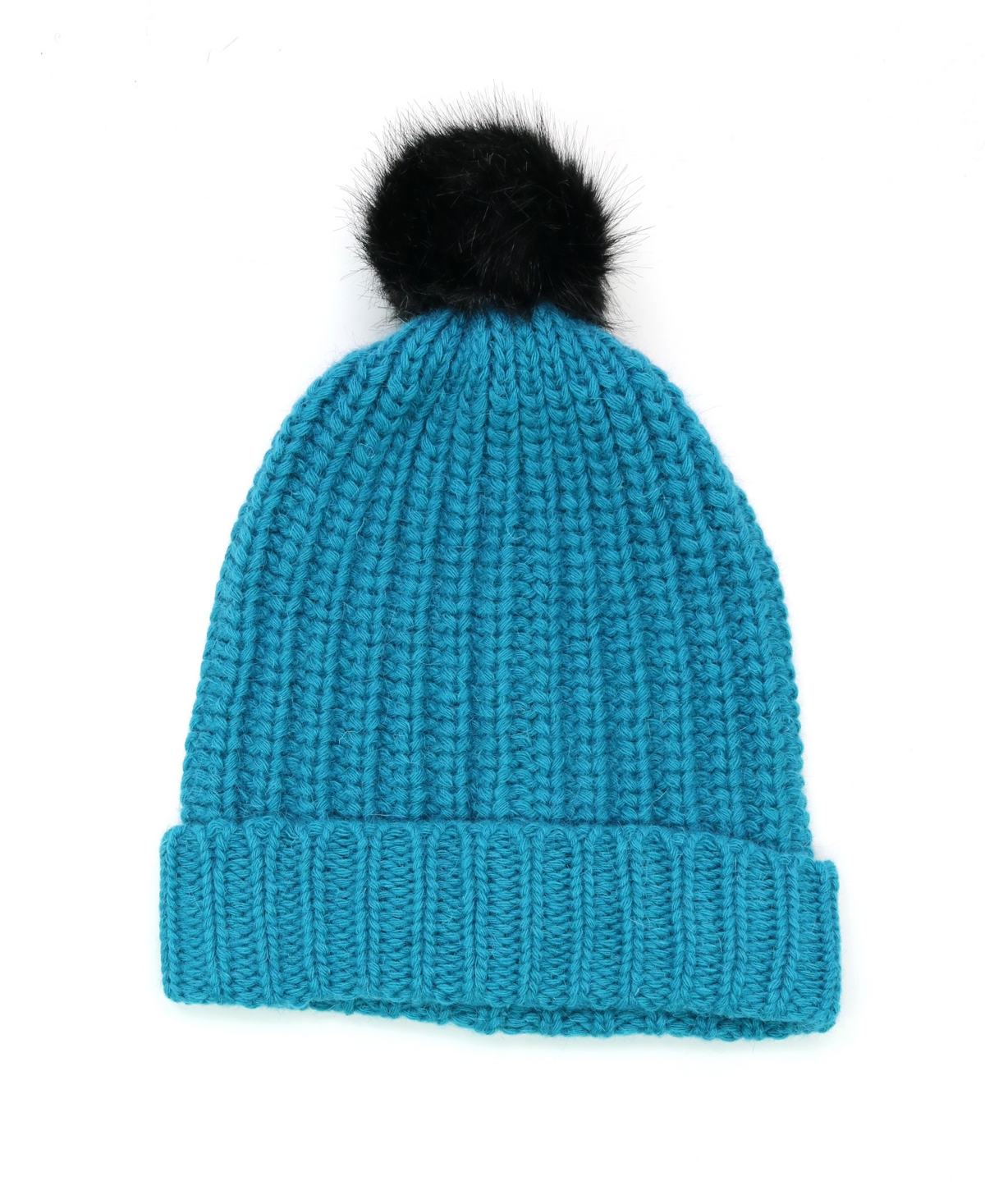 Click here for Portolano Chunky Beanie Hat - Oriental Blue prices