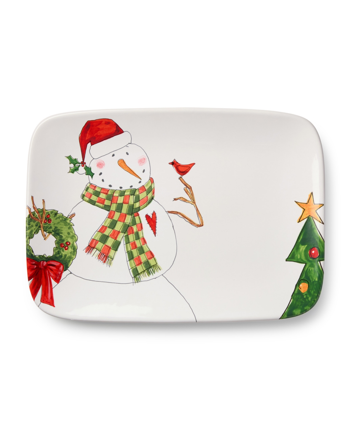 Click here for Certified International Snowman Delight 14 Rectang... prices