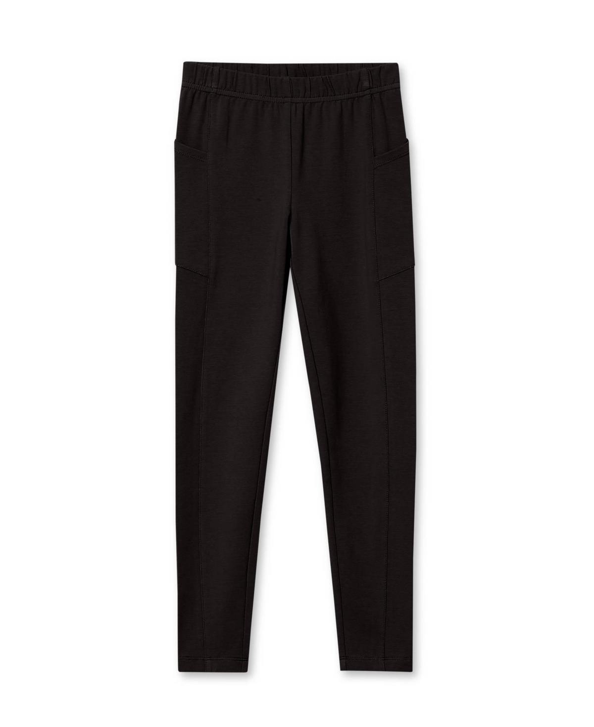 Click here for Lands End Girls Tough Cotton Ankle Legging with Po... prices