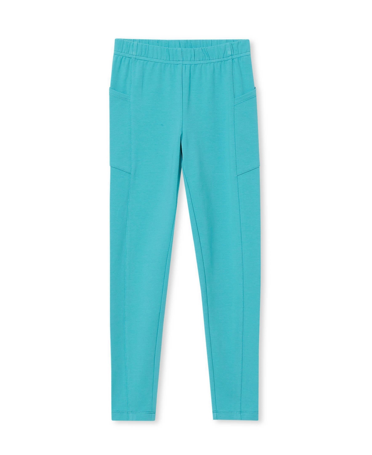 Click here for Lands End Girls Tough Cotton Ankle Legging with Po... prices