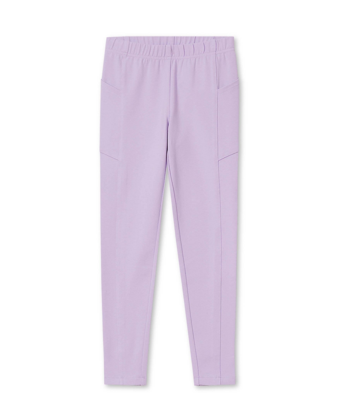 Click here for Lands End Girls Tough Cotton Ankle Legging with Po... prices