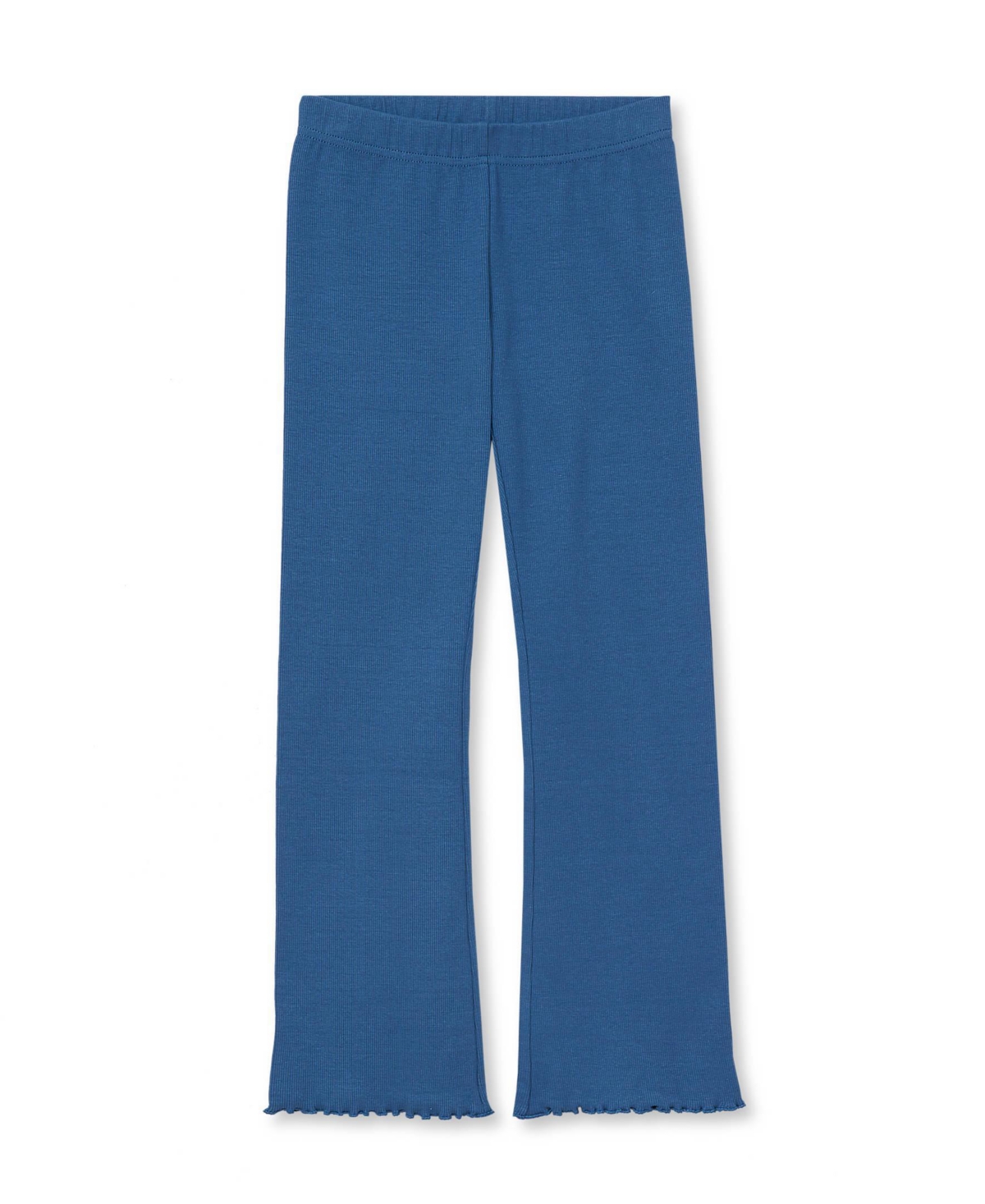 Click here for Lands End Girls Ribbed Knit Flare Leggings - Dark... prices