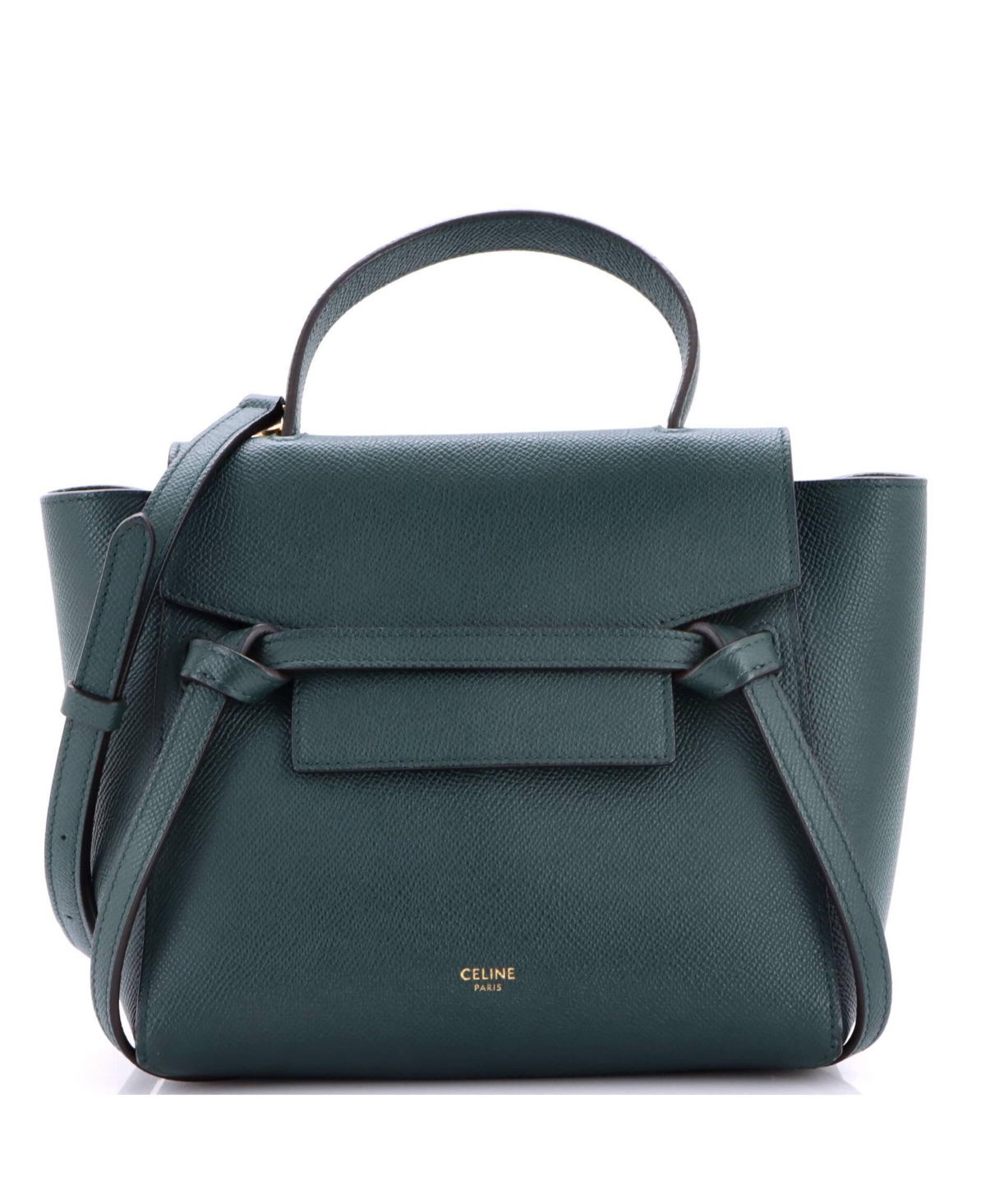Click here for Pre-Owned Celine Nano Belt Bag Textured Leather -... prices