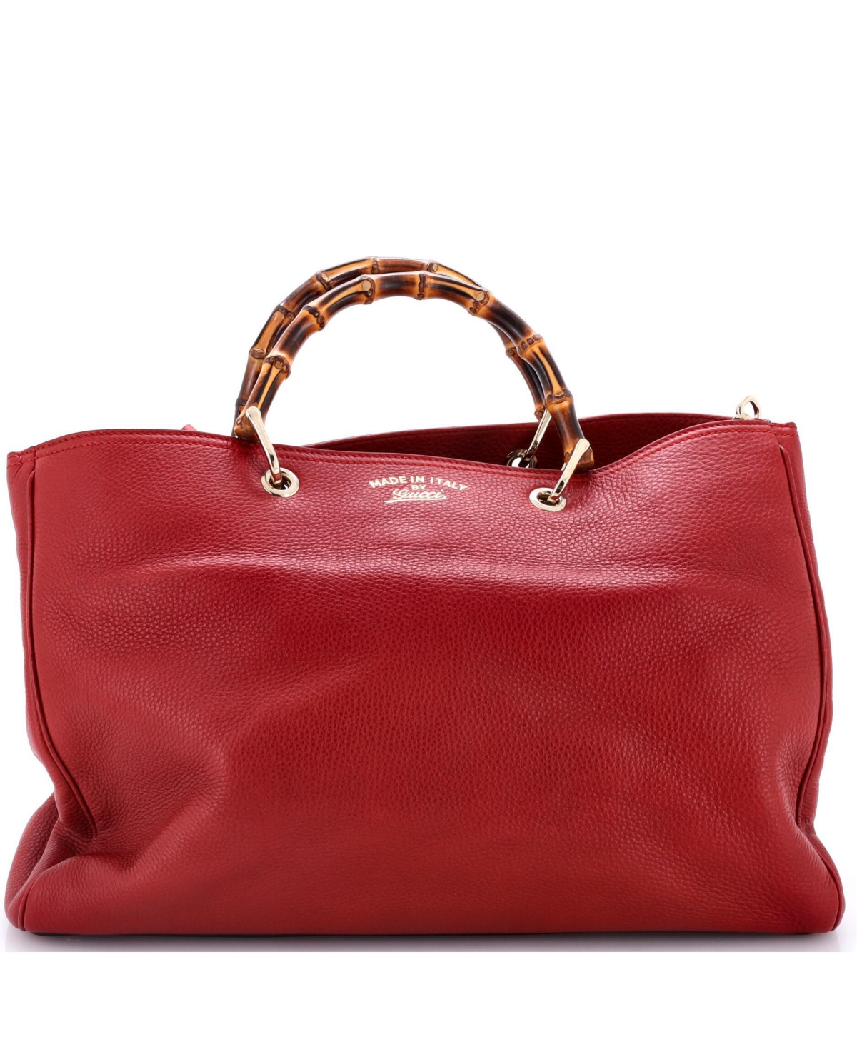 Click here for Pre-Owned Gucci Large Bamboo Shopper Tote Leather... prices
