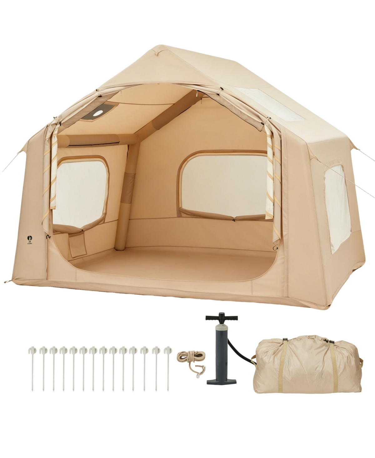 Click here for Maxsa Inflatable Camping Tent with Stove Jack & Ai... prices