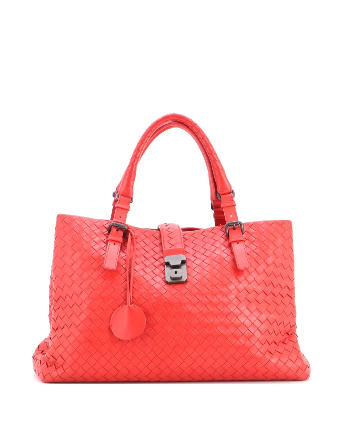 Click here for Pre-Owned Bottega Veneta Medium Roma Bag Intreccia... prices