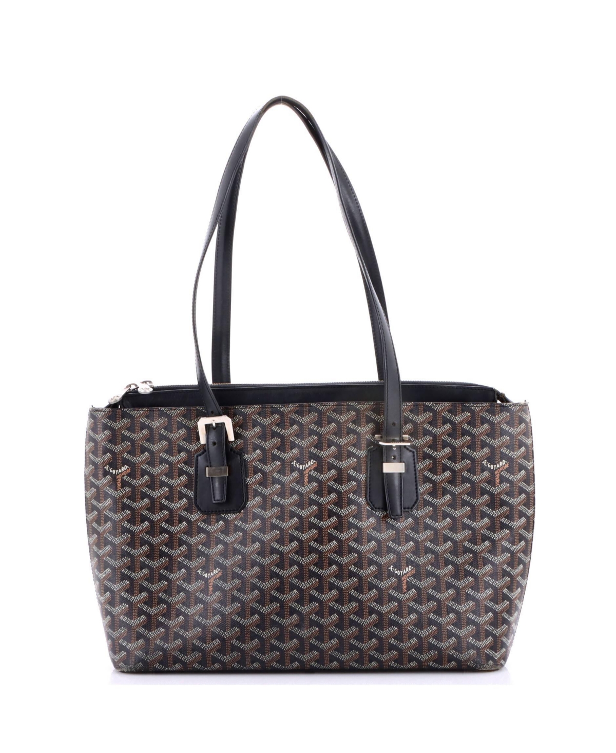 Click here for Pre-Owned Goyard Pm Okinawa Bag Coated Canvas - Bl... prices