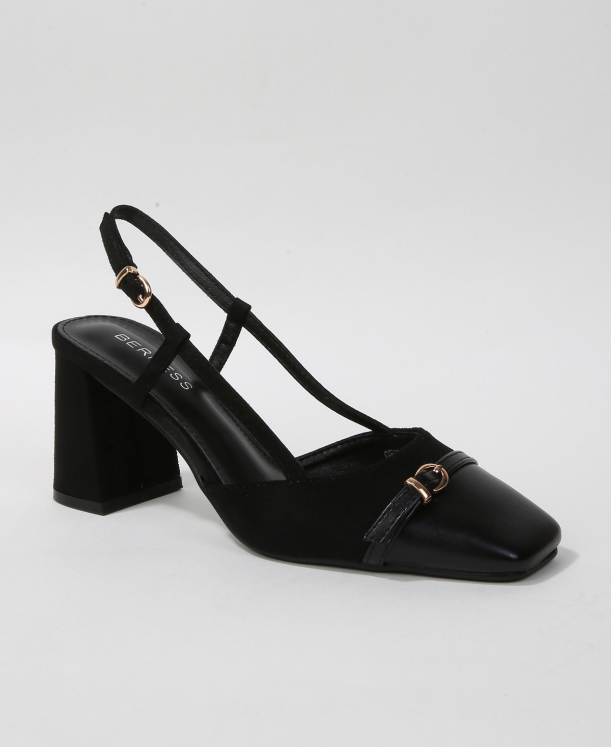 Click here for Berness Geena Toe Cap Slingback with Buckle Accent... prices