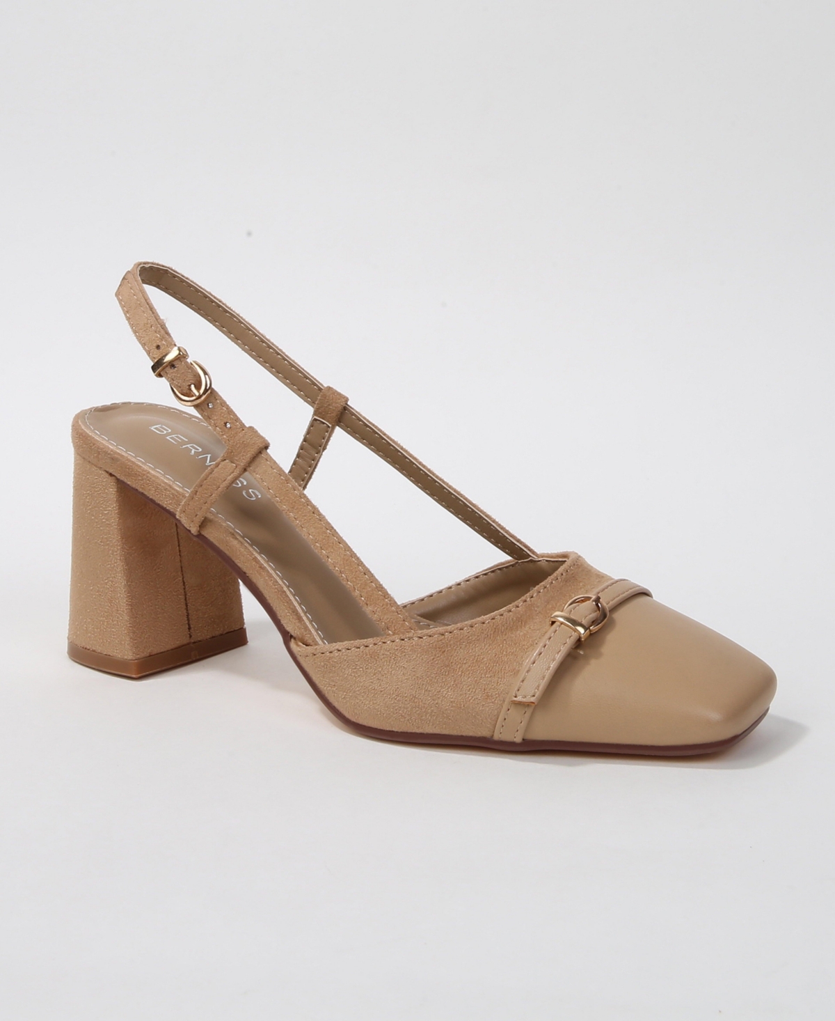 Click here for Berness Geena Toe Cap Slingback with Buckle Accent... prices