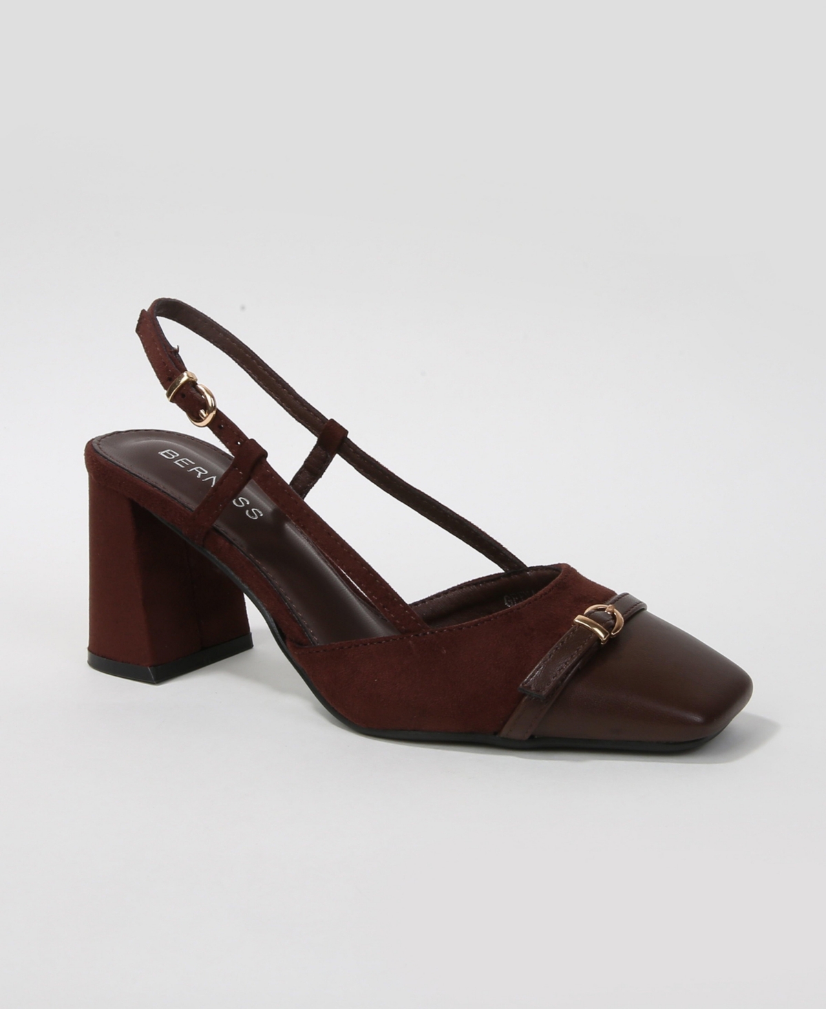 Click here for Berness Geena Toe Cap Slingback with Buckle Accent... prices