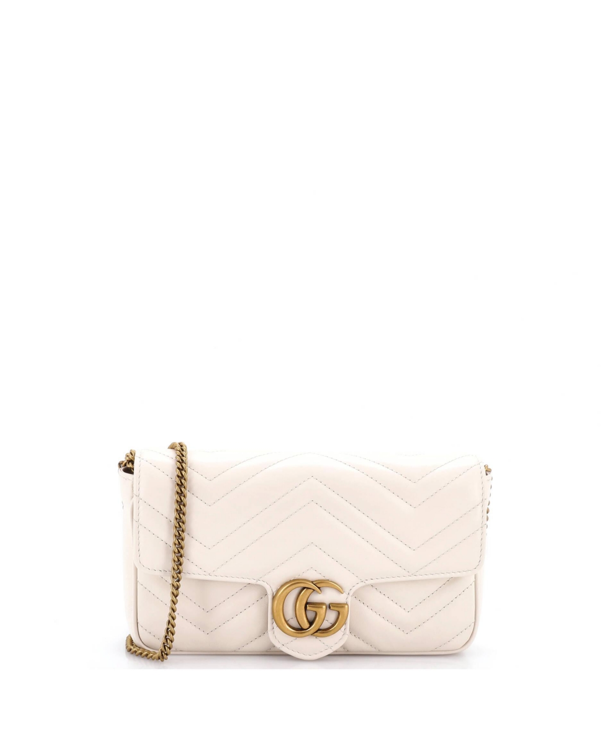 Click here for Pre-Owned Gucci Small Gg Marmont Flap Bag with Car... prices