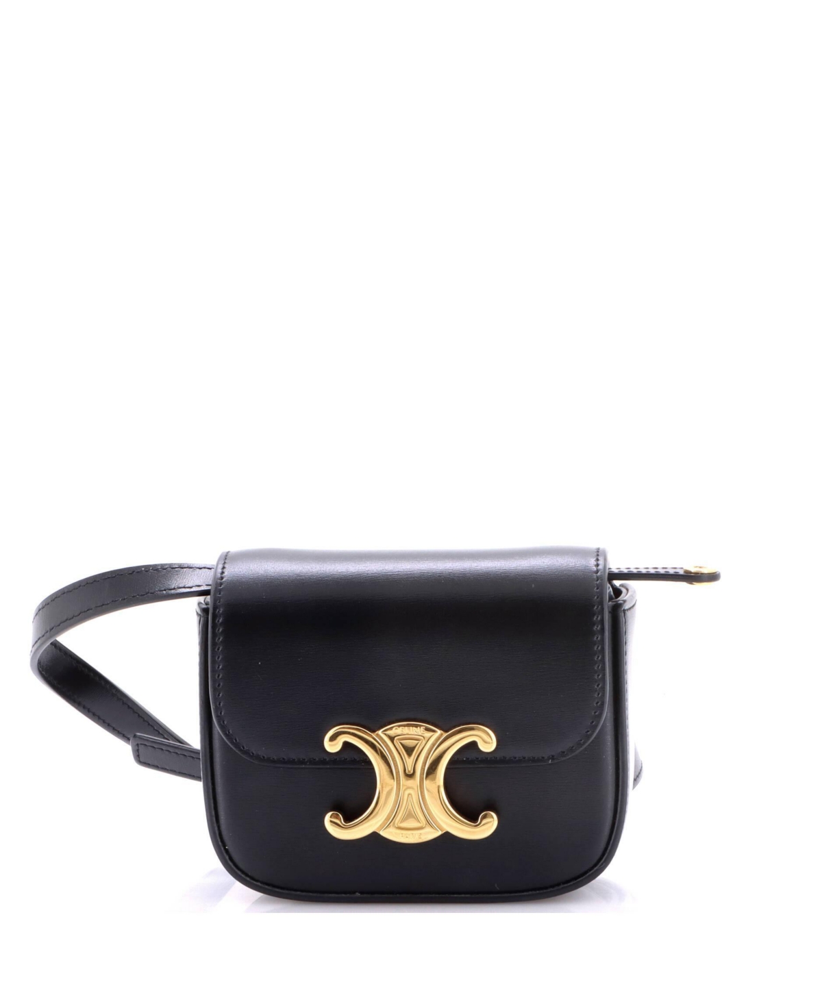 Click here for Pre-Owned Celine Mini Claude Shoulder Bag Leather... prices