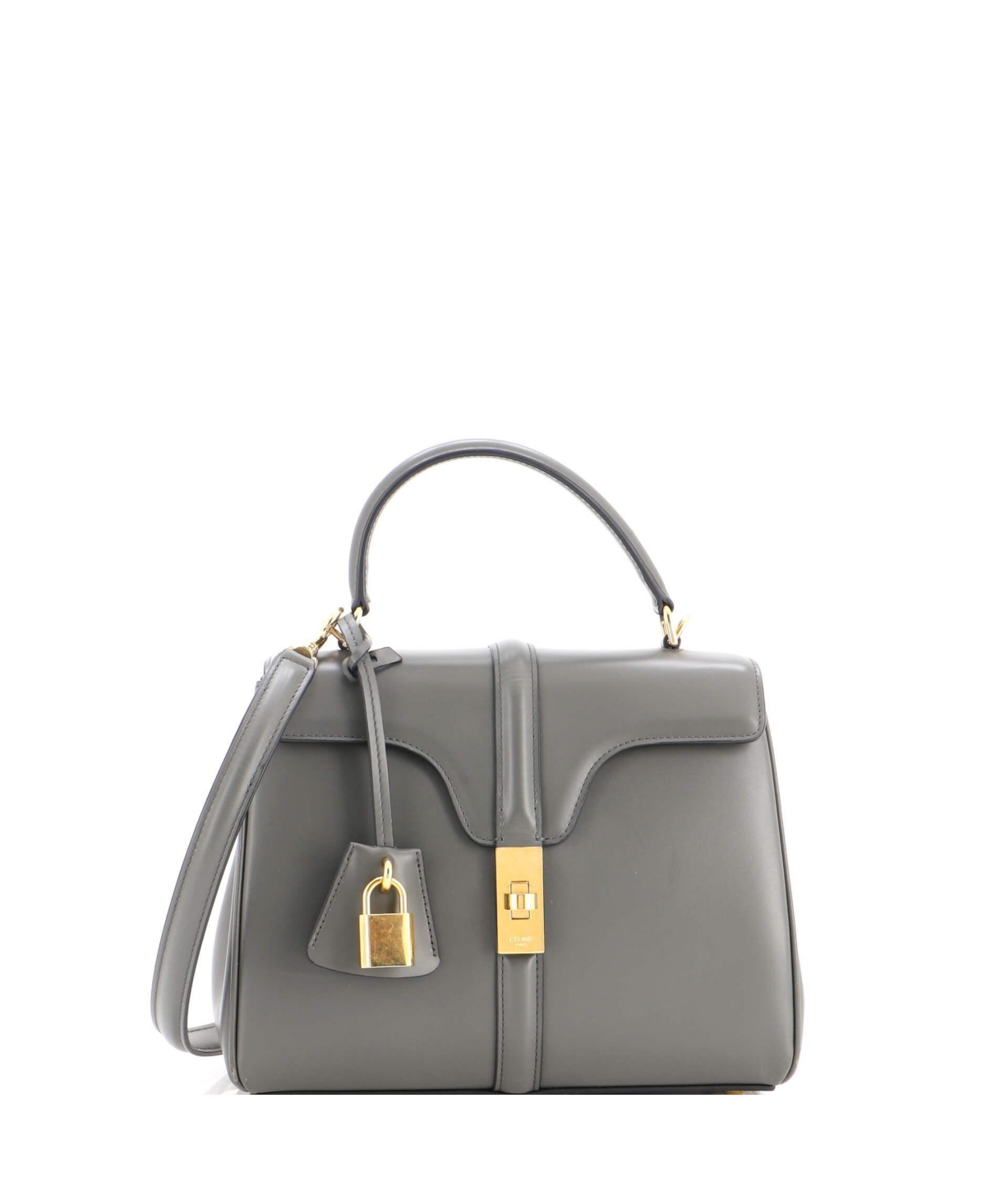 Click here for Pre-Owned Celine Small 16 Top Handle Bag Smooth Ca... prices