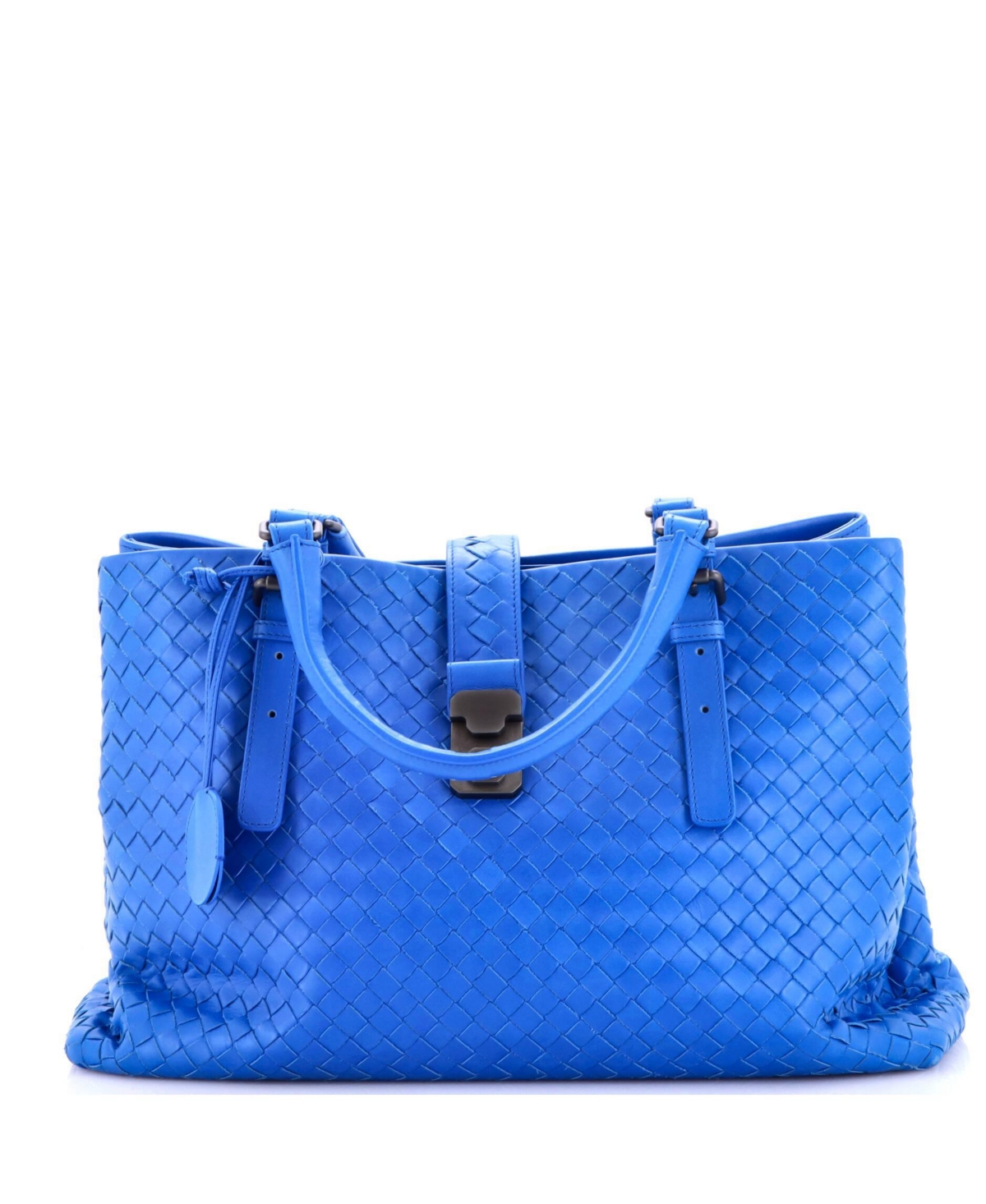 Click here for Pre-Owned Bottega Veneta Medium Roma Bag Intreccia... prices
