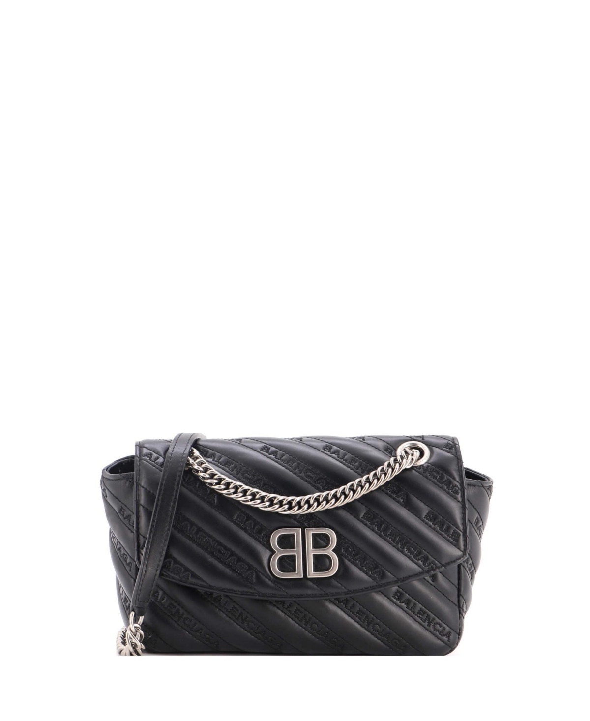 Click here for Pre-Owned Balenciaga Small Bb Chain Round Shoulder... prices