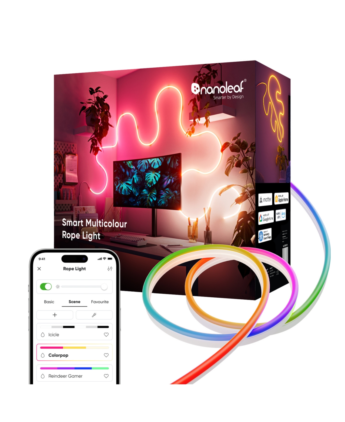 Click here for Nanoleaf Matter Smart Multicolor Rope Light (5m) prices
