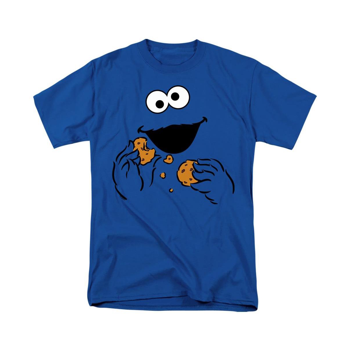Click here for Sesame Street Mens Cookie Monster Om Nom Face T-Sh... prices