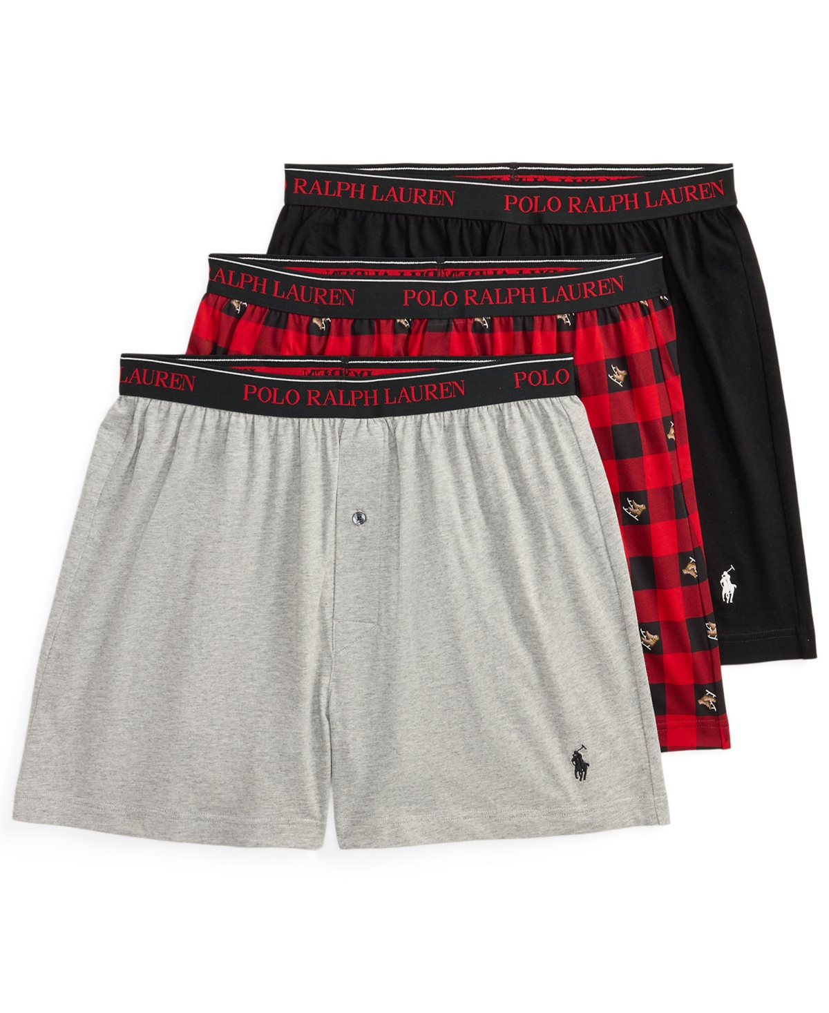 Click here for Polo Ralph Lauren Mens Classic-Fit Boxers  3-Pack... prices