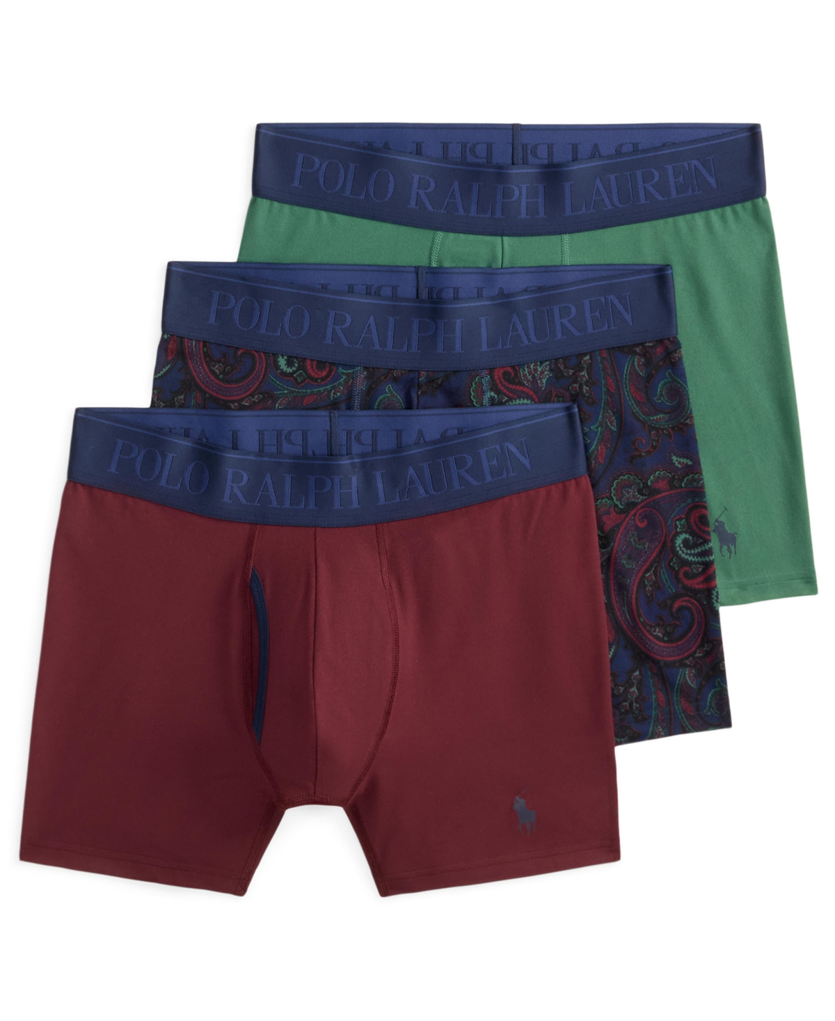 Click here for Polo Ralph Lauren Mens Boxer Brief  3-Pack - Tawny... prices
