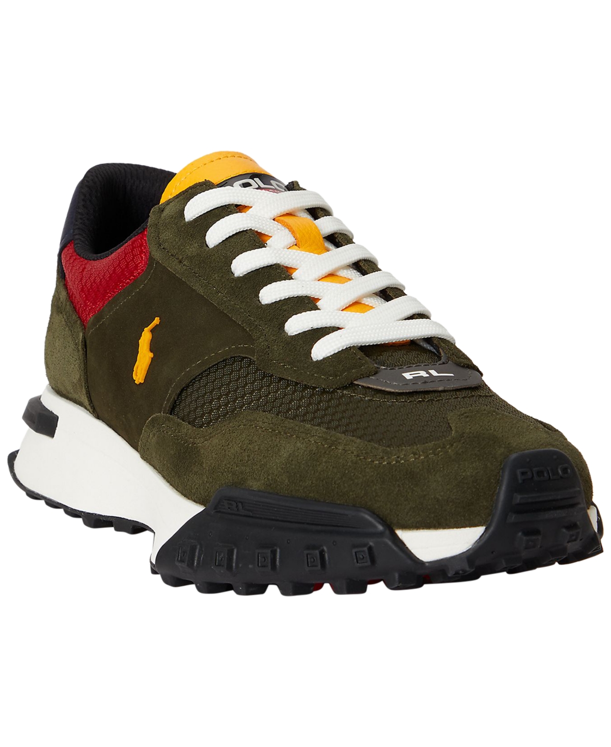 Click here for Polo Ralph Lauren Mens Eldridge Round-Toe Sneakers... prices