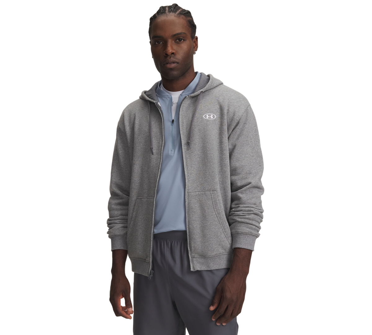 Click here for Under Armour Mens Rival Full-Zip Hoodie - Castlero... prices
